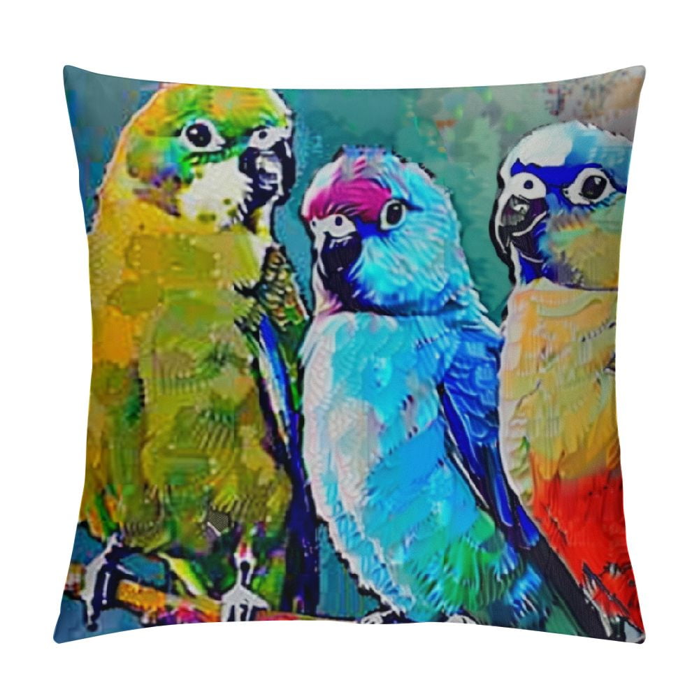 PRATYUS Home Decorative Throw Pillowcases Watercolor Oil Painting ...