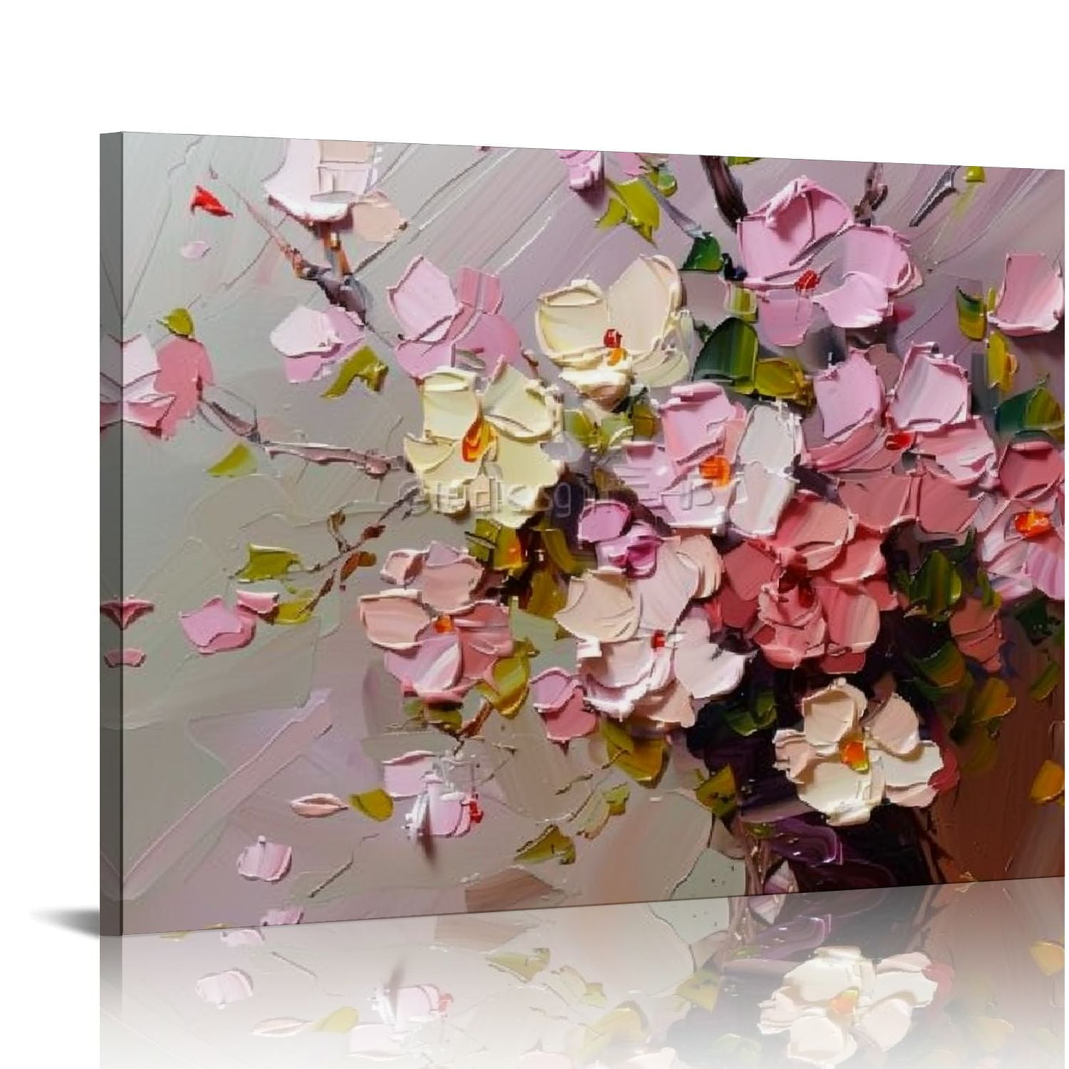 PRATYUS Japanese Wall Art Cherry Blossom - Pink Flowers Canvas Wall Art ... PRATYUS Japanese Wall Art Cherry Blossom - Pink Flowers Canvas Wall Art ...