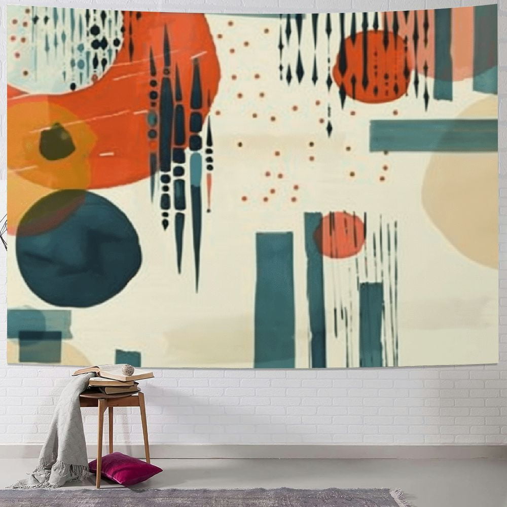 PRATYUS Mid Century Tapestry Wall Hanging Abstract Minimalist Line Art ... PRATYUS Mid Century Tapestry Wall Hanging Abstract Minimalist Line Art ...