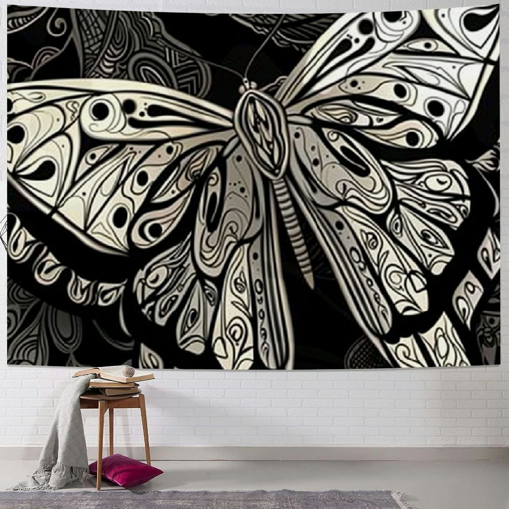 PRATYUS Moth Tapestry and Wall Hanging for Home Decor Bedroom Living ...