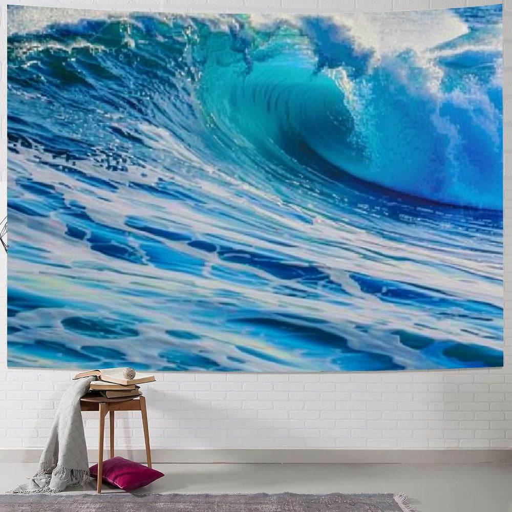 PRATYUS Ocean Wall Tapestry, Ocean Huge Wave Aesthetic Bedroom Tapestry ...