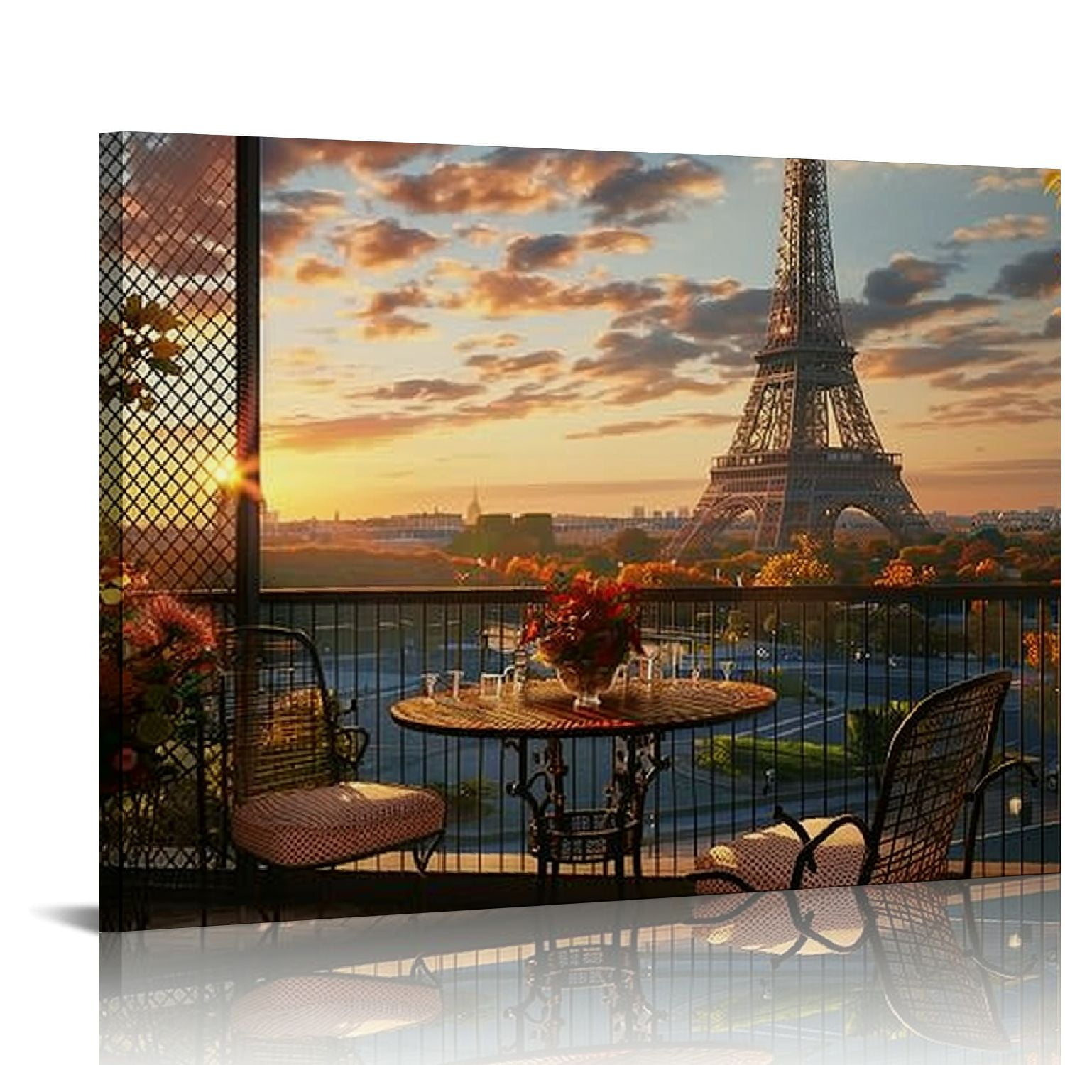 PRATYUS Paris Eiffel Tower Wall Art, Artwork Black and Red Paris Poster ... PRATYUS Paris Eiffel Tower Wall Art, Artwork Black and Red Paris Poster ...
