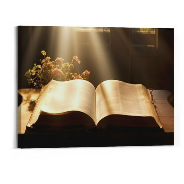 PRATYUS Religious Bible Canvas Wall Art Print Home Room Decor Framed ... PRATYUS Religious Bible Canvas Wall Art Print Home Room Decor Framed ...