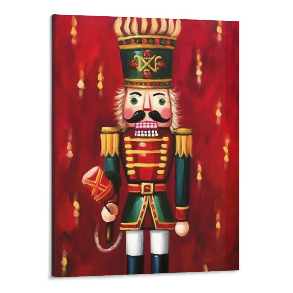 PRATYUS Wall Art Canvas Print Nutcracker Pictures for Christmas Soldier ...