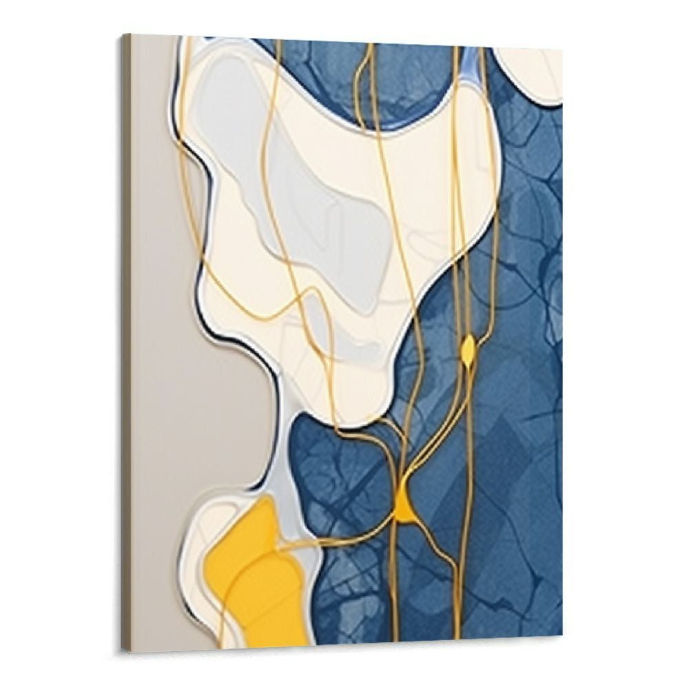 PRATYUS Wall Art Frames Canvas Wall art Decor Abstract Minimalism ...