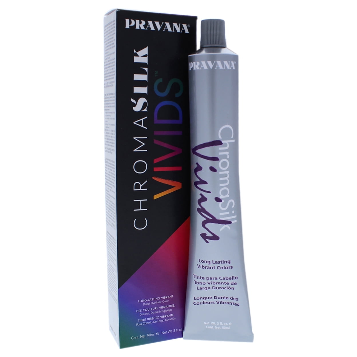 PRAVANA ChromaSilk Vivids Hair Dye - Long-Lasting Vibrant Red Color, 3 ...
