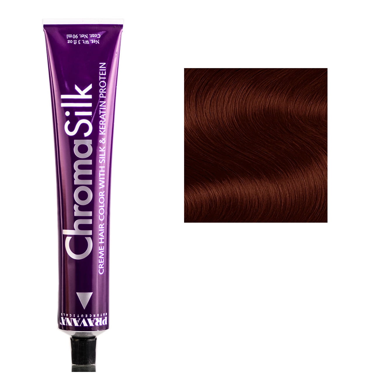 PRAVANA ChromaSilk Hair Color, 5.31/5Ga Light Golden Ash Brown, 3 Oz ...