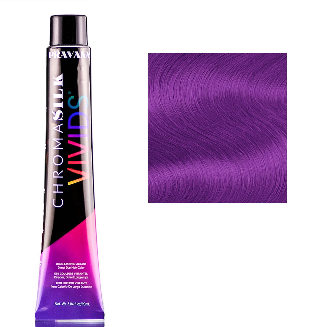 PRAVANA ChromaSilk VIVIDS Semi-Permanent Hair Dye - Violet 3 Oz ...