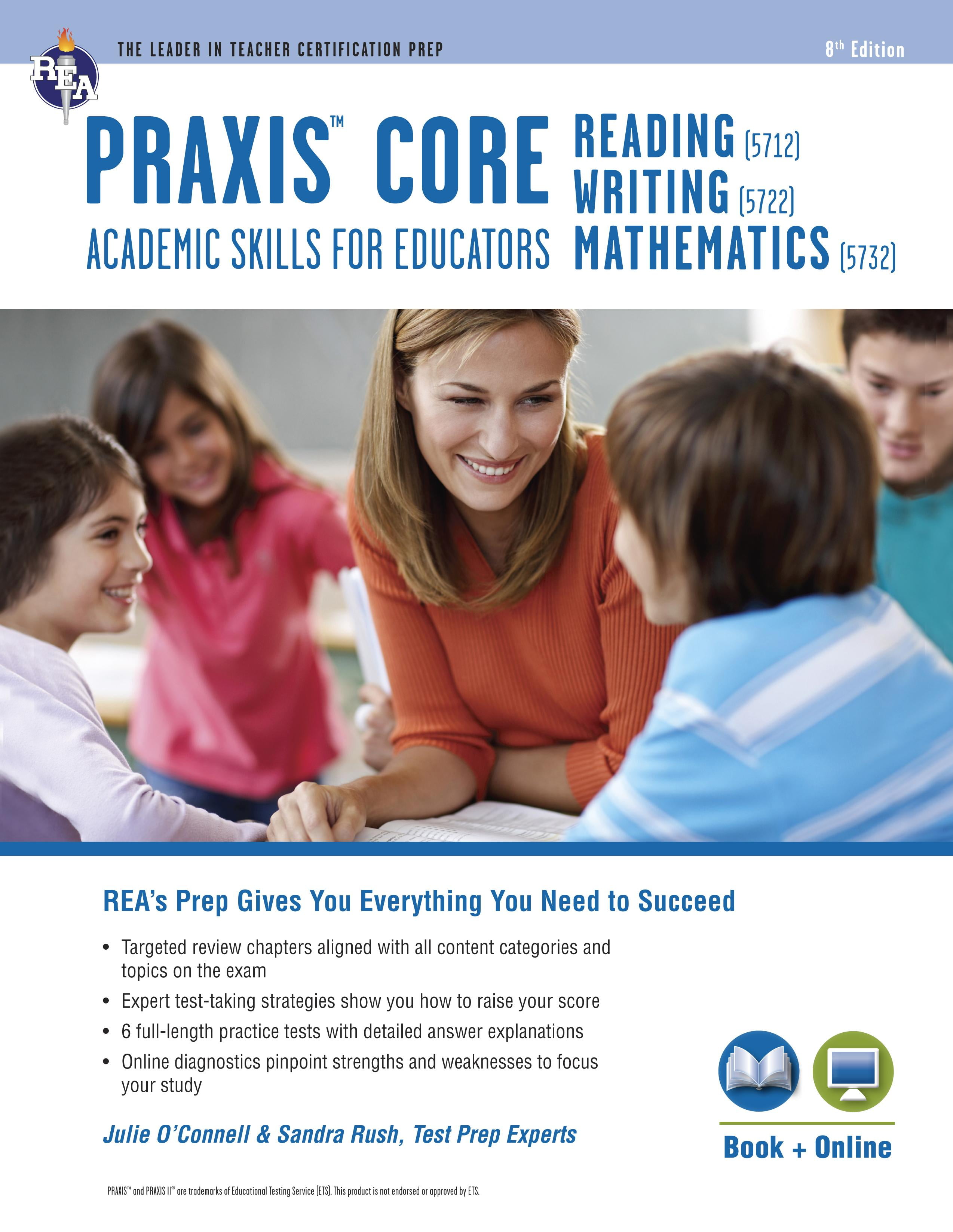 PRAXIS Teacher Certification Test Prep: Praxis Core Academic Skills for ...