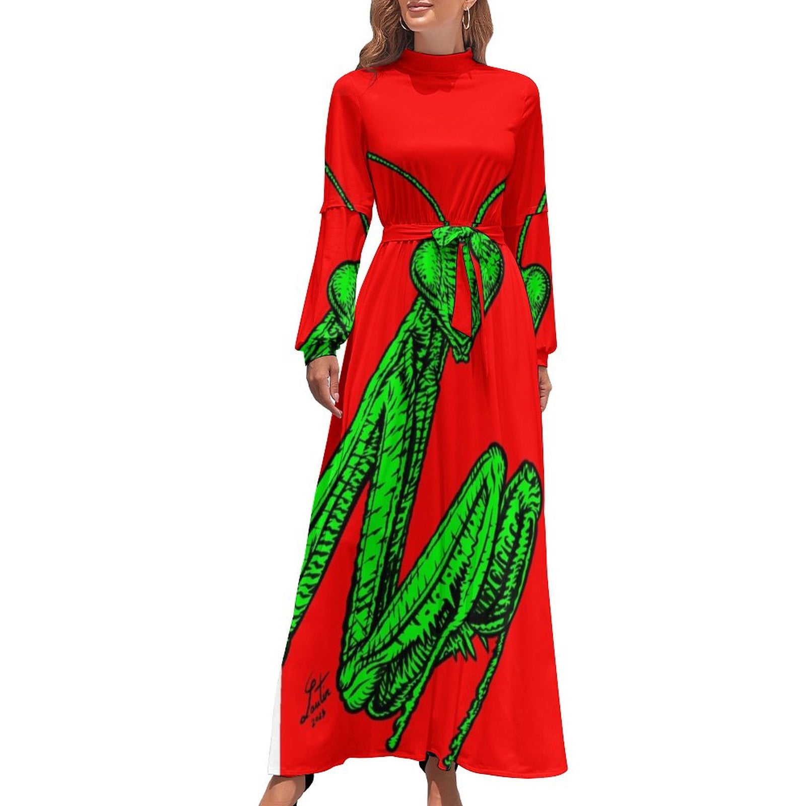 PRAYING MANTIS .4 Long Dress Elegant gowns luxury woman evening dress ...