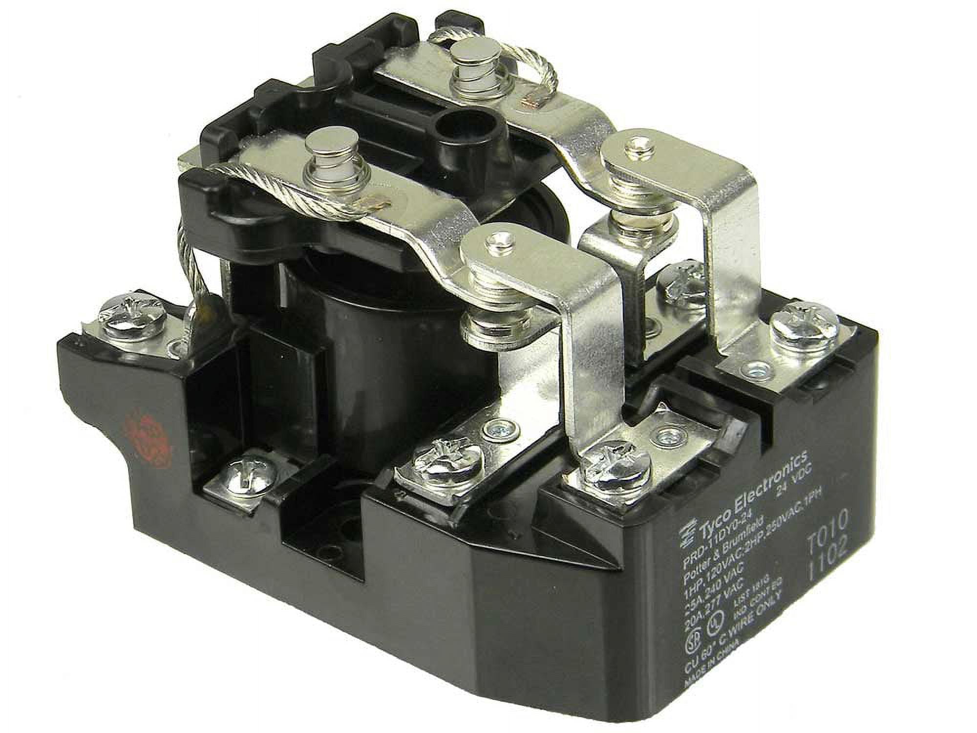 PRD-11DY0-24 DPDT Panel Plug-in 24V Relay - Walmart.com
