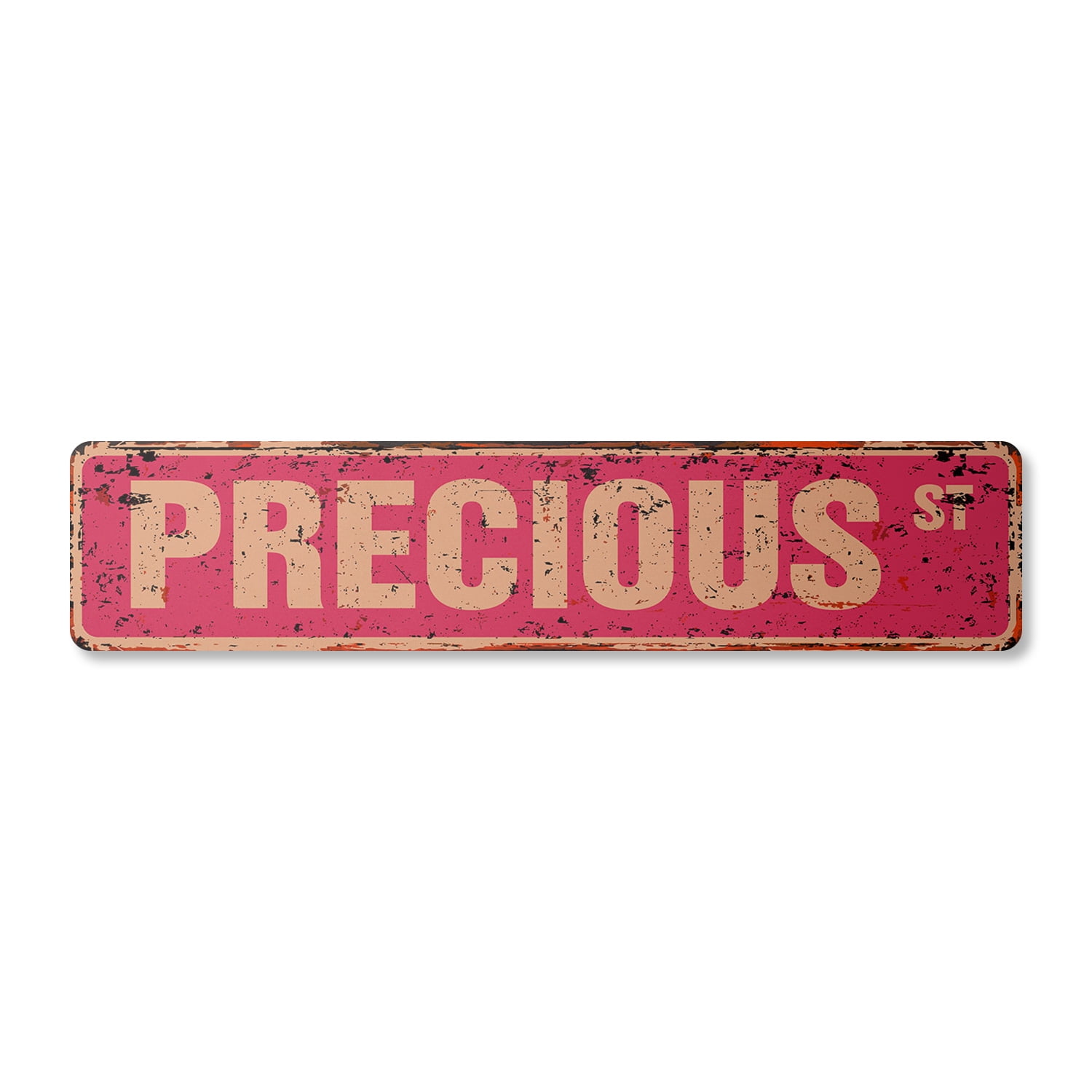 PRECIOUS Vintage Plastic Street Sign Childrens Name Room Sign | Indoor ...