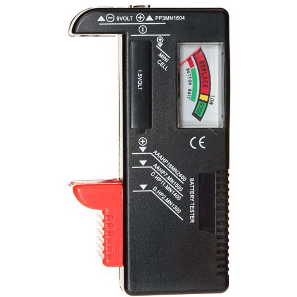 PRECISE (2 Pack) Universal Battery Tester | 4.25"x2.5" Size | Tests 9V ...