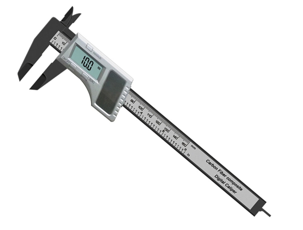 PRECISE 6" Solar Digital Caliper | Dual Power (Solar & Battery ...