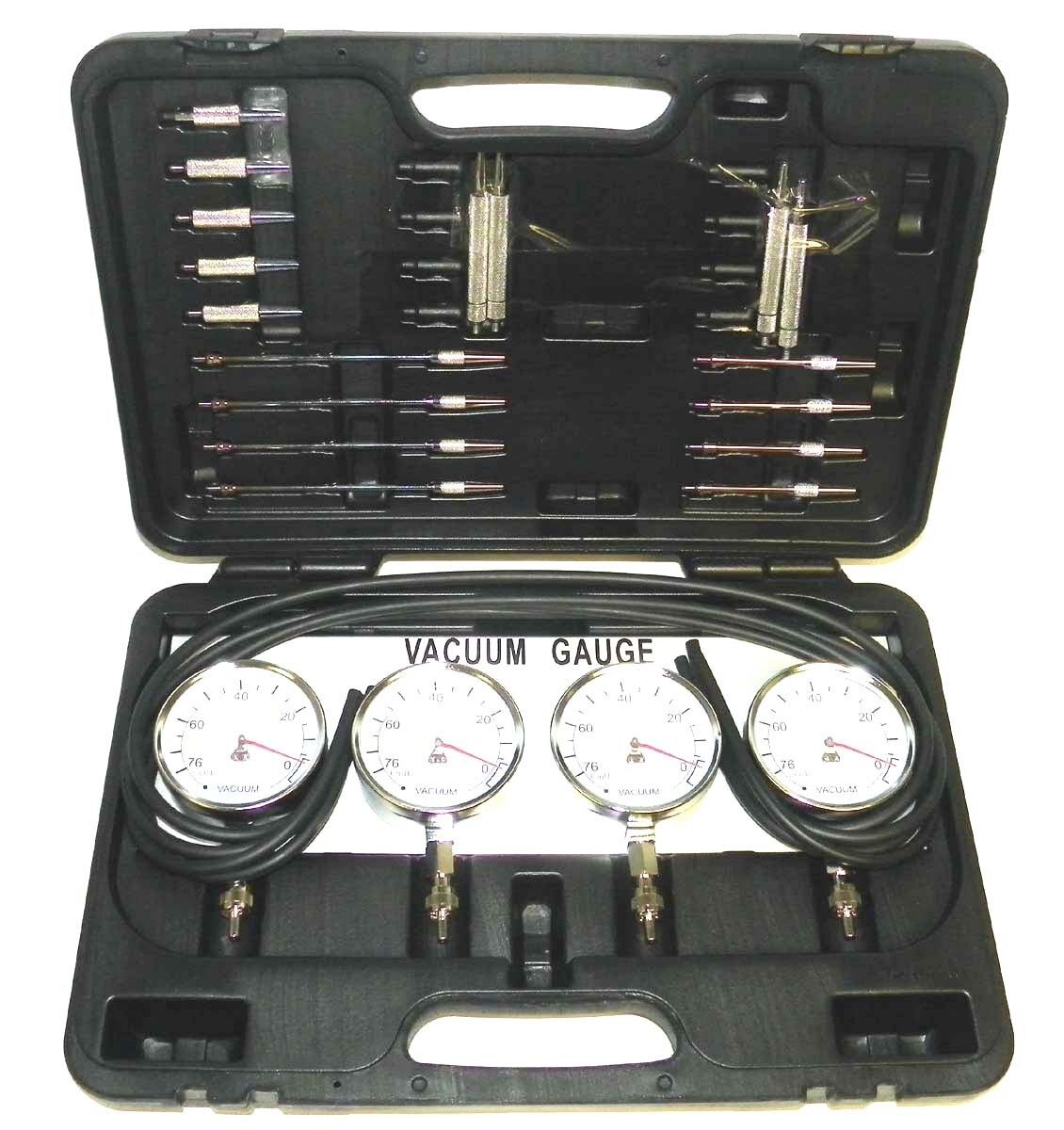 PRECISION 4 Cyl. Carburetor Synchronizer Kit With Plastic Case 999-250 ...