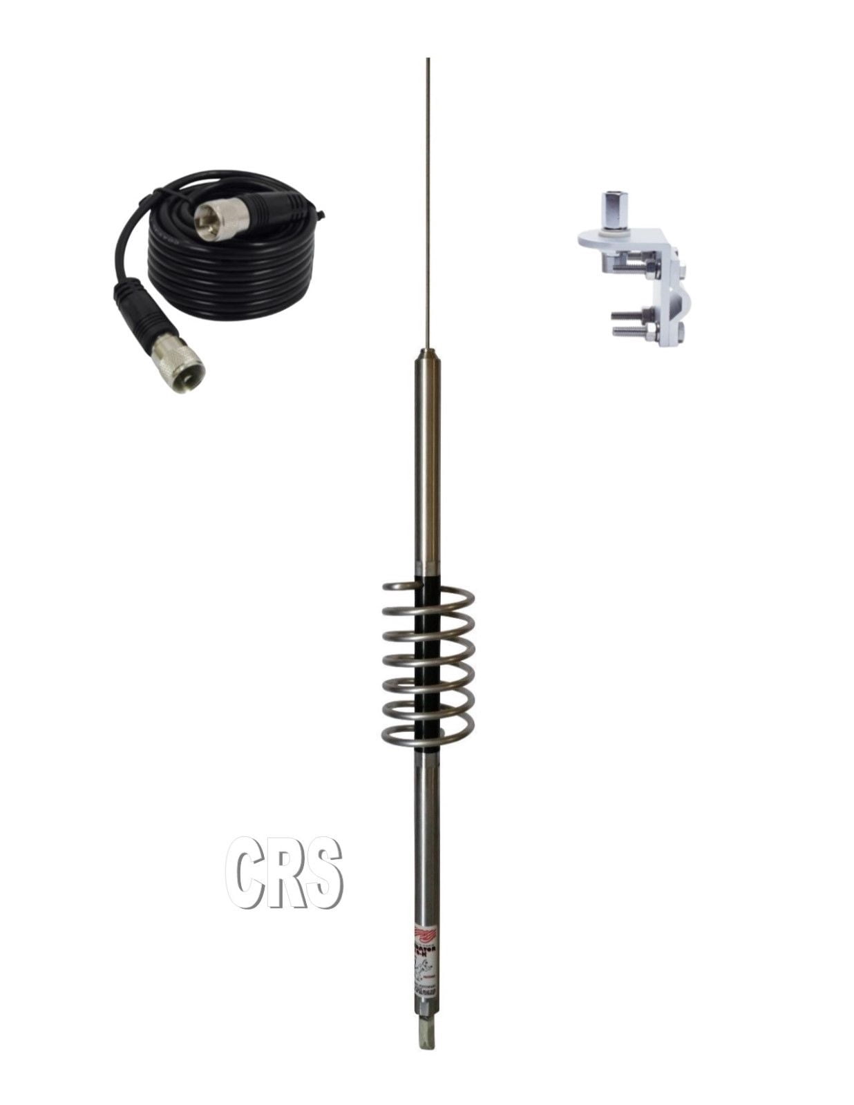 PREDATOR 10K K-1-9 CB, HAM ANTENNA with 9ft COAX, MOUNTING BRACKET ...