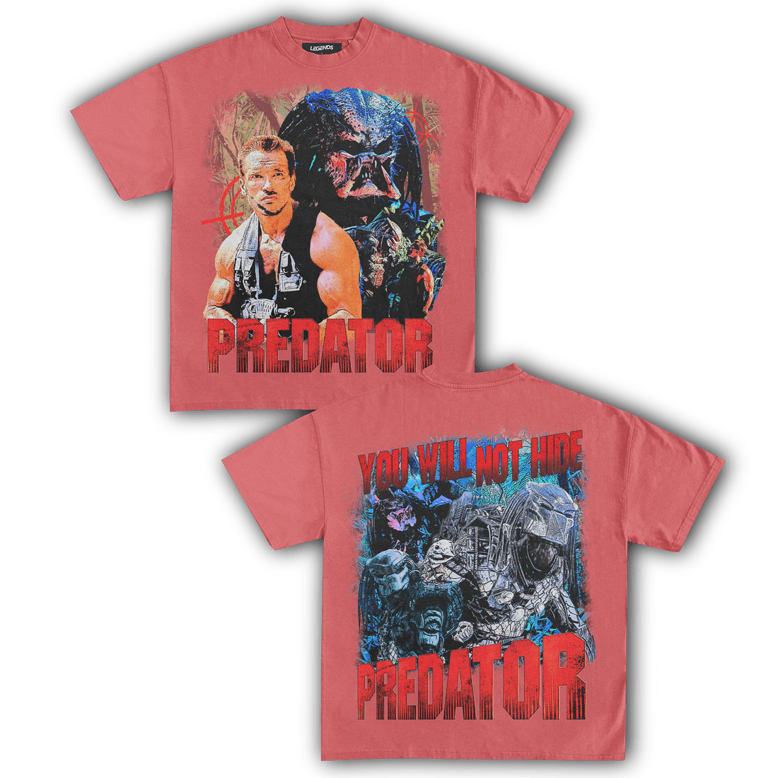PREDATOR 1987 VINTAGE TEE (Double Sided) - Walmart.com