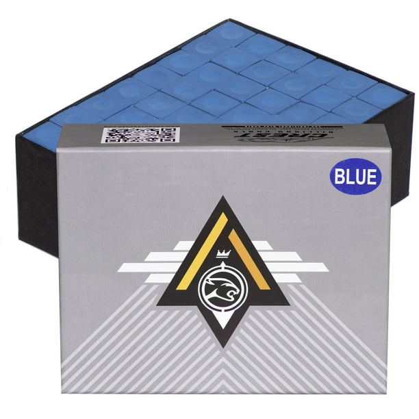 PREDATOR Crest Pool cue Billiard CHALK - 1 GROSS - 144 chalks - Blue ...