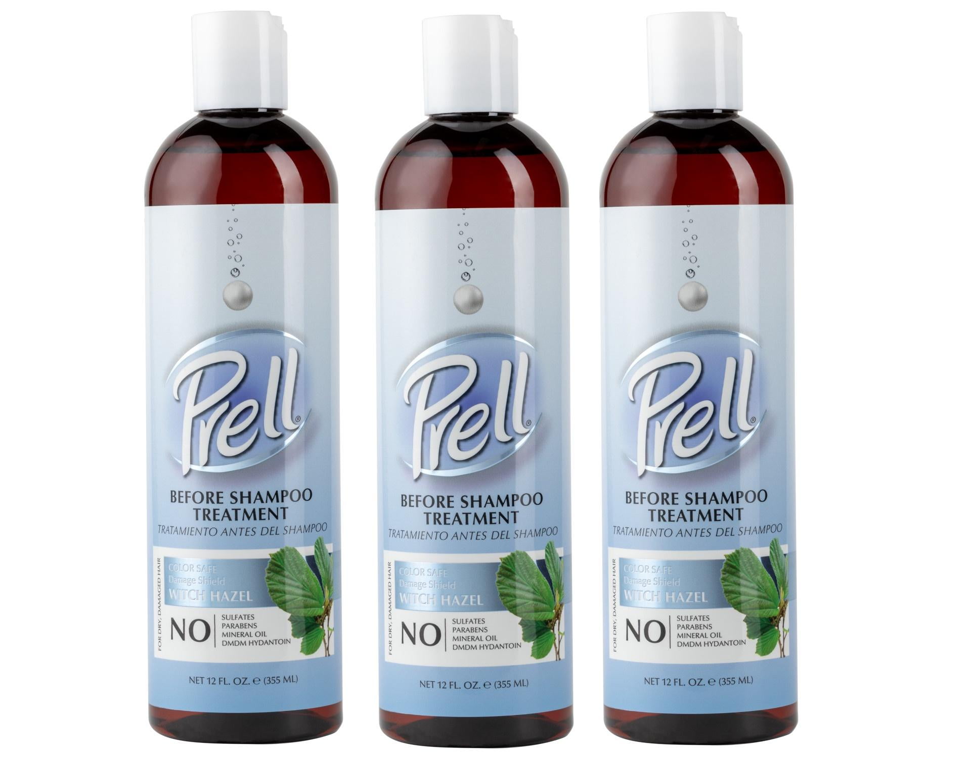 PRELL Before Shampoo Treatment for Dry, Damaged Hair, Color Safe ...