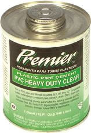 PREMIER HEAVY-DUTY PVC CEMENT QUART - Walmart.com