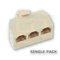 Uxcell RJ11 6P4C Telephone Splitter, 1 Male to 4 Female Plug-and-Play ...