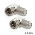 PREMISA F-TYPE Right Angle Cable Connector with 2 Pack: TV Accessories ...