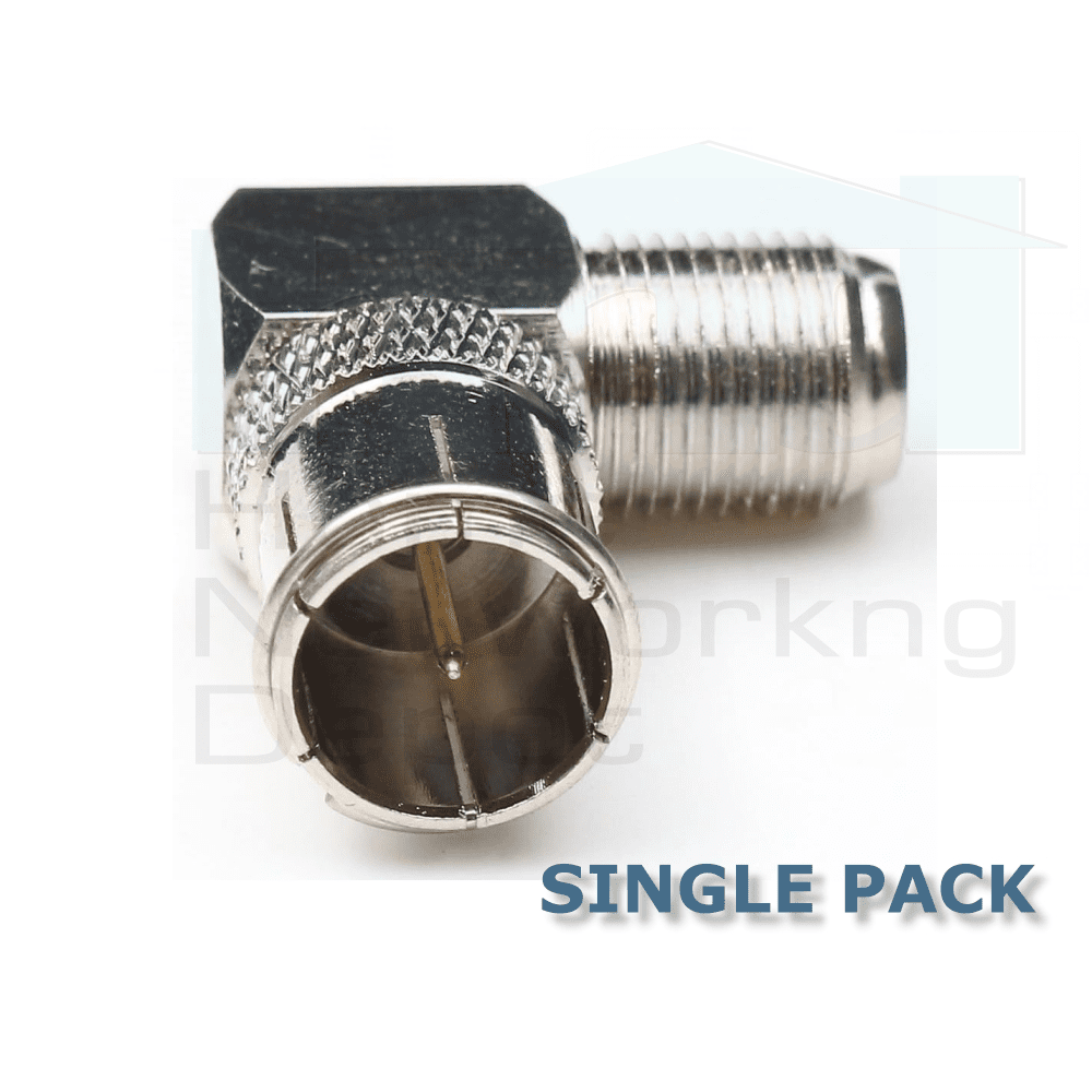 PREMISA™ PUSH-ON ADAPTER FEMALE F THREADED 90° TO MALE F PUSH-ON ...