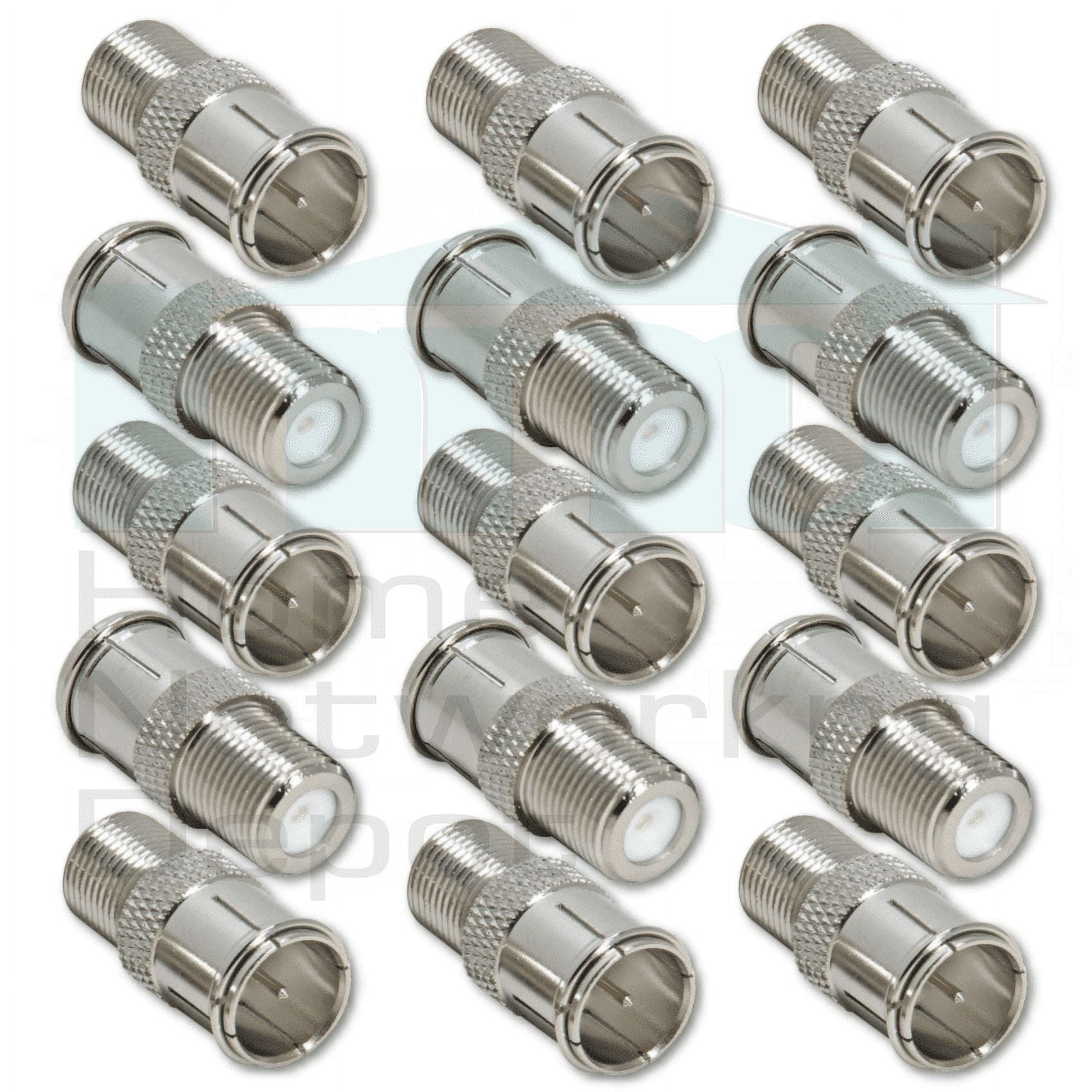 PREMISA™ PUSH-ON ADAPTER FEMALE F THREADED TO MALE F PUSH-ON CONNECTOR ...