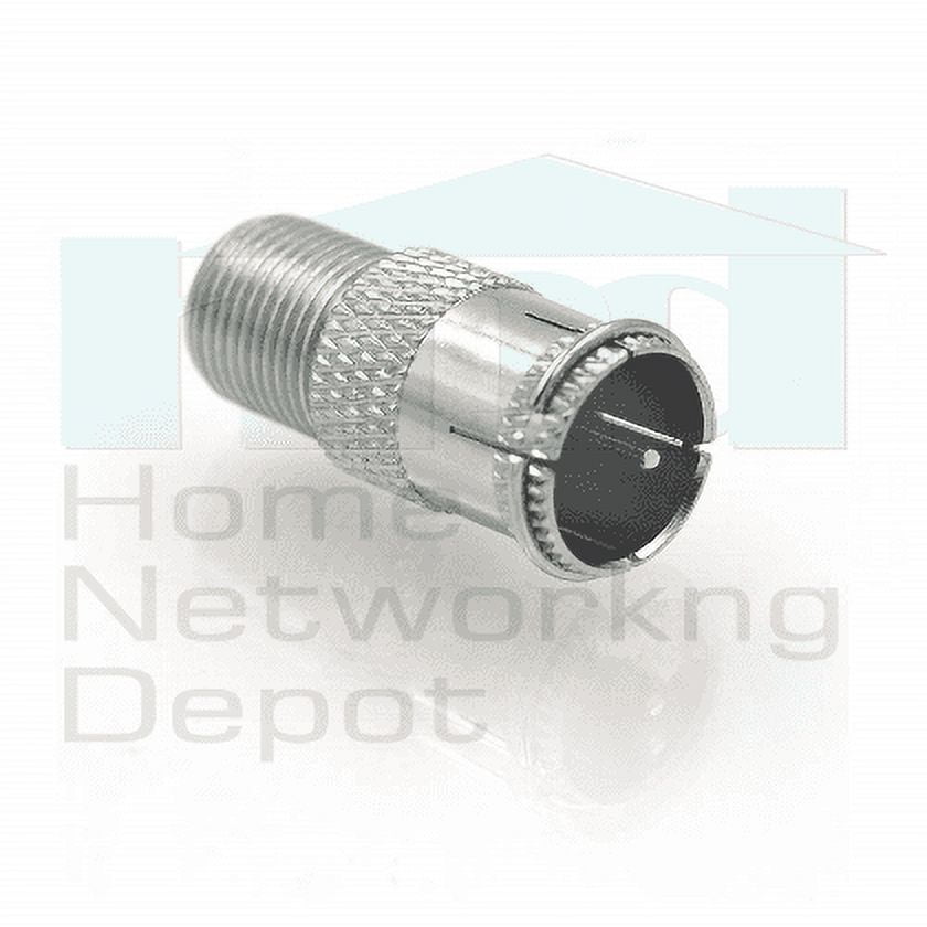 PREMISA™ PUSH-ON ADAPTER FEMALE F THREADED TO MALE F PUSH-ON CONNECTOR ...