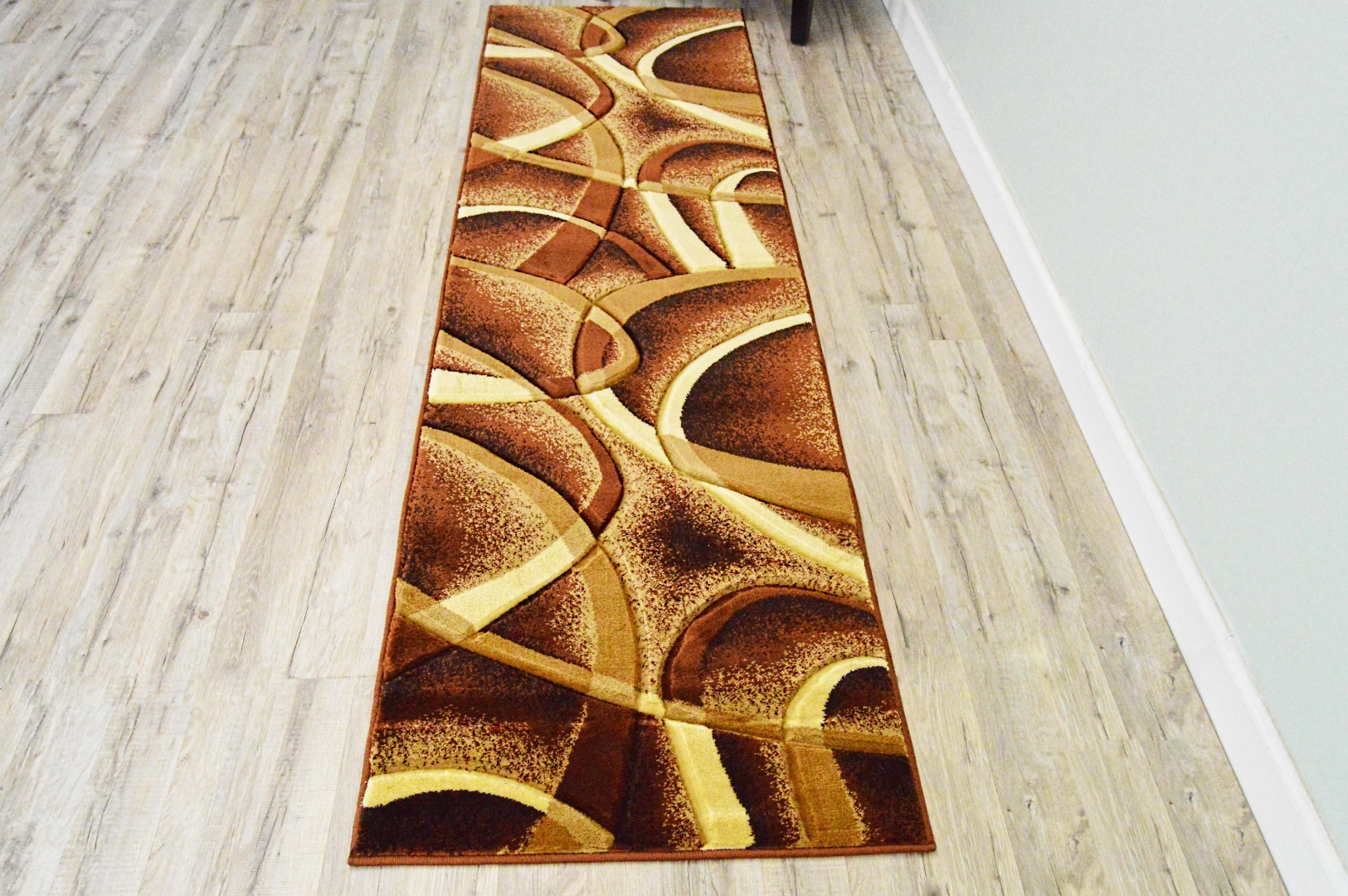 PREMIUM 3D Effect Hand Carved Thick Modern Contemporary Abstract Area ...