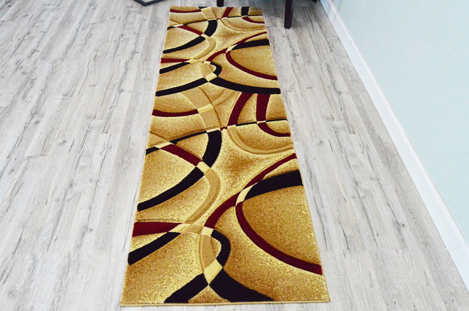 PREMIUM 3D Hand Carved Modern 2X7 2X8 Runner Rug Contemporary 2305 ...