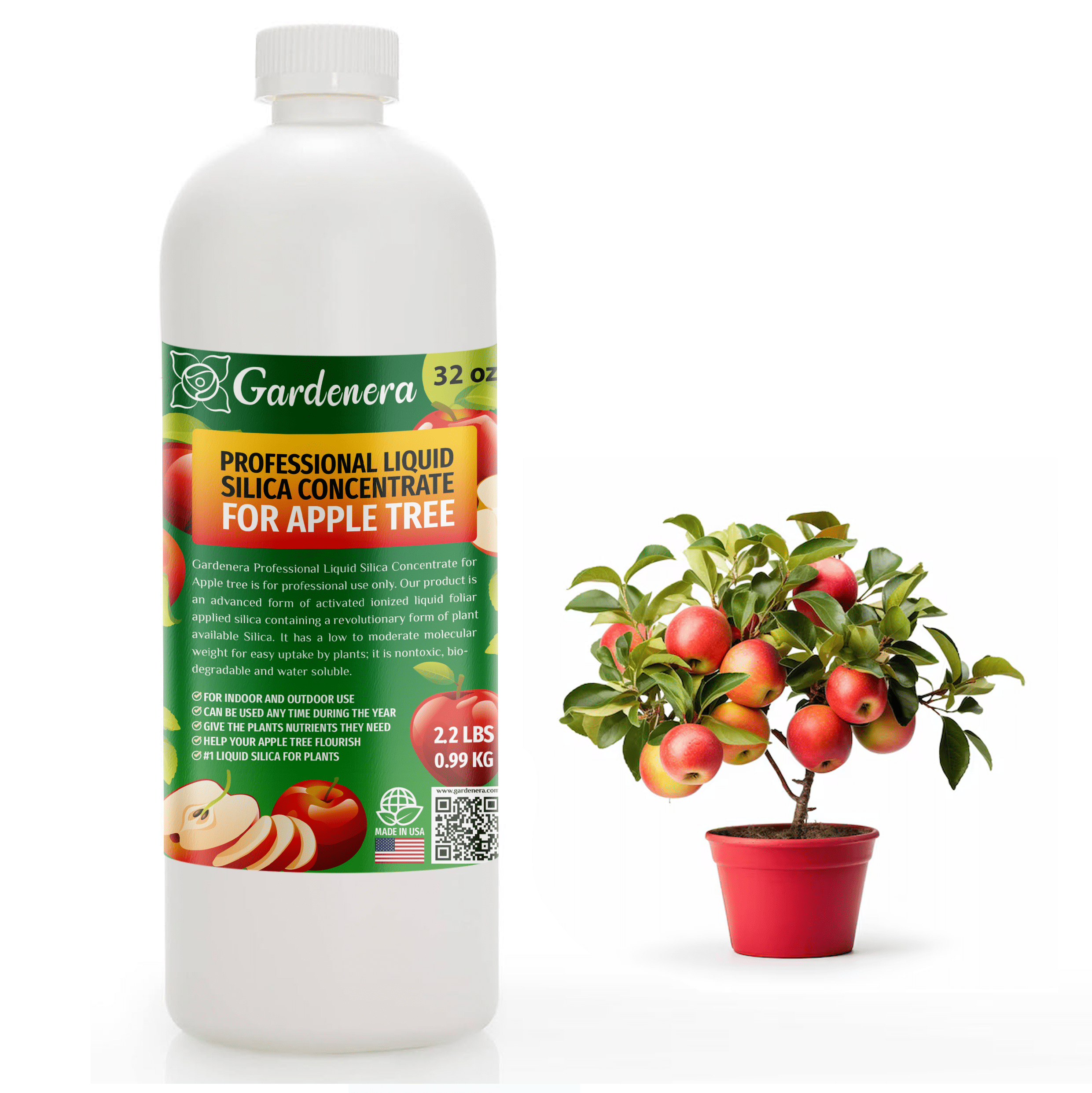 ⭐ PREMIUM Bioavailable Silica Fertilizer for Apple Tree – 32oz – Ideal ...