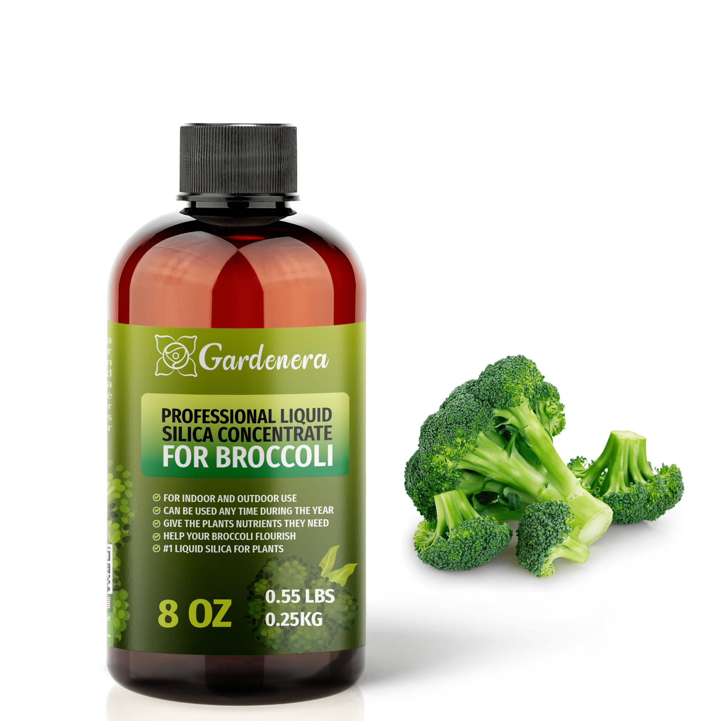 ⭐ PREMIUM Bioavailable Silica Fertilizer for Broccoli – 8oz – Ideal for ...