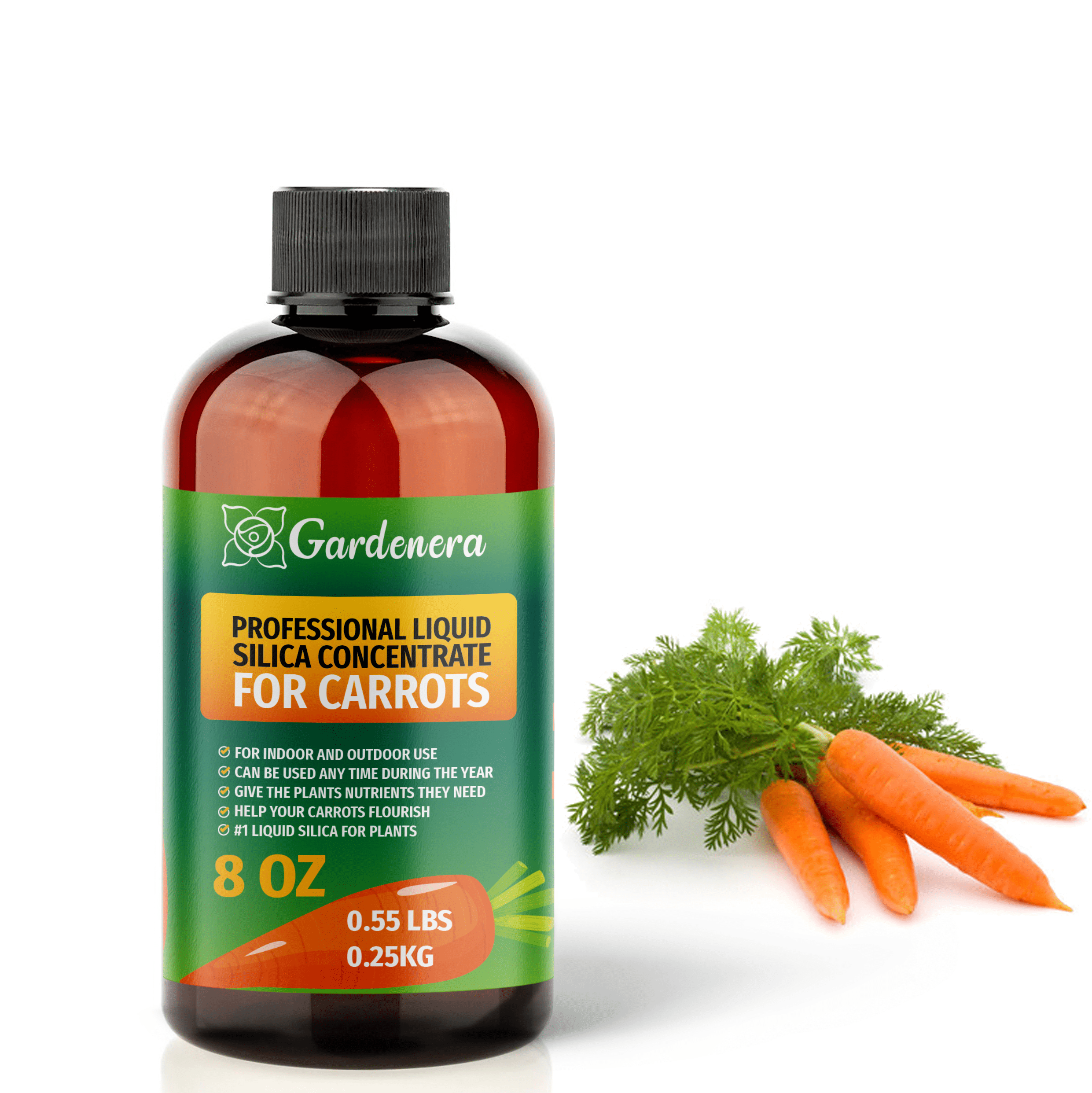 ⭐ PREMIUM Bioavailable Silica Fertilizer for Carrots – 8oz – Ideal for ...