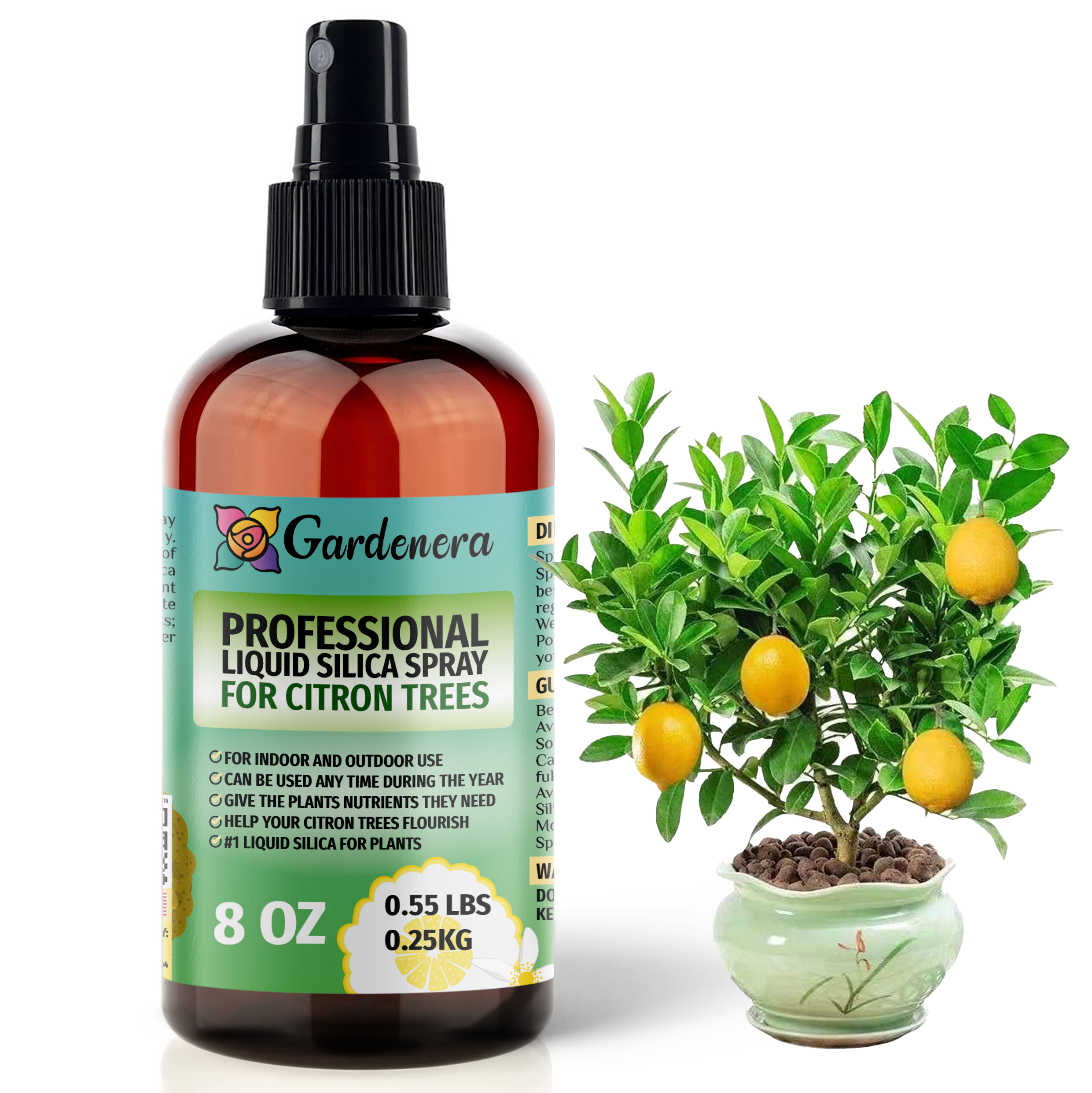⭐ PREMIUM Bioavailable Silica Fertilizer for Citron Trees – 8oz – Ideal ...