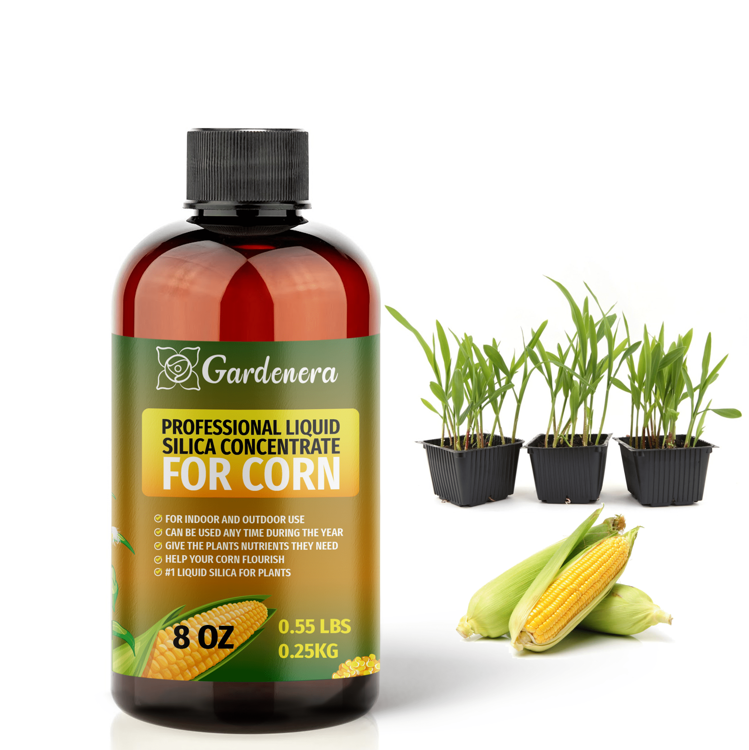 ⭐ PREMIUM Bioavailable Silica Fertilizer for Corn – 8oz – Ideal for ...