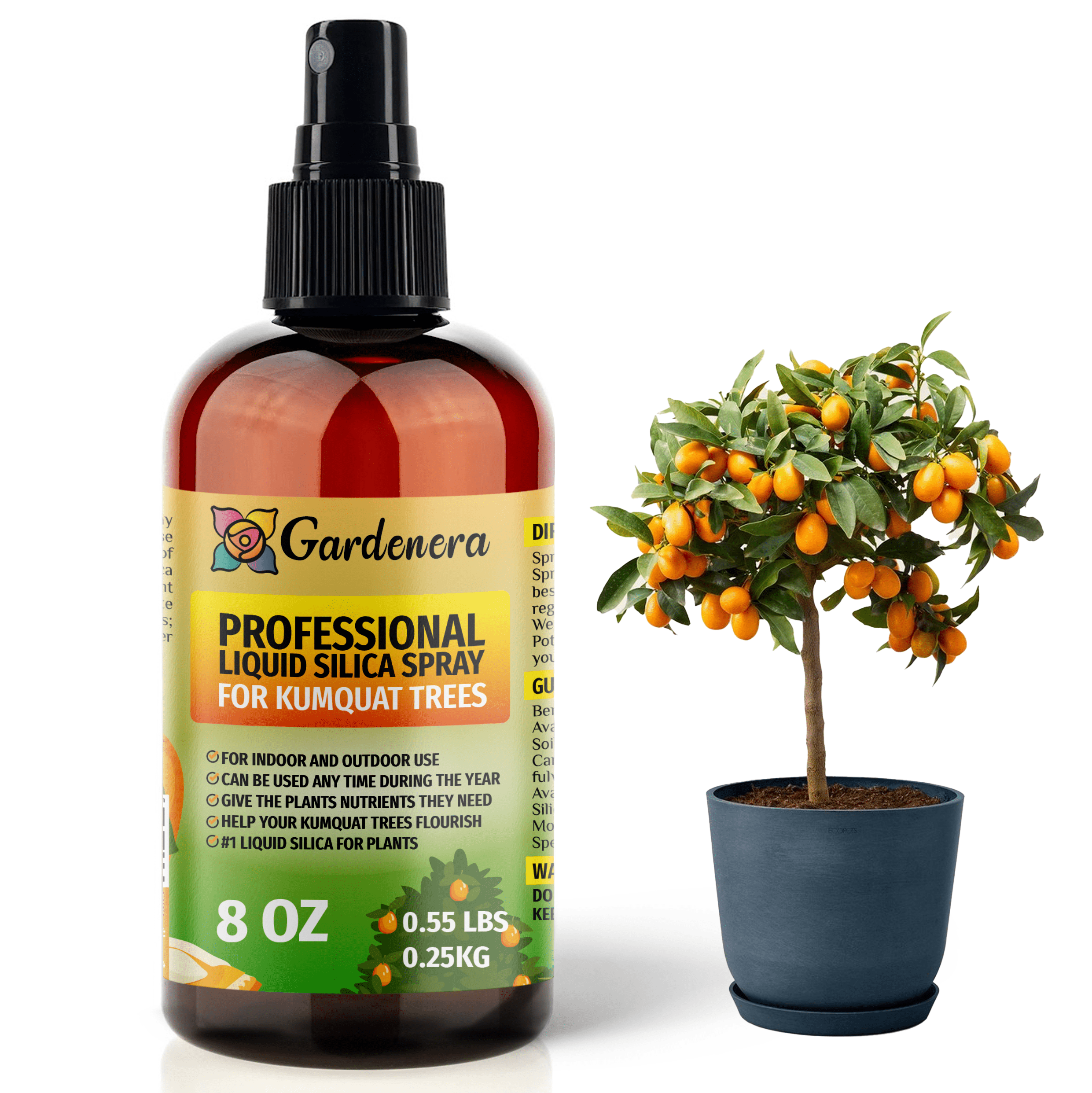 ⭐ PREMIUM Bioavailable Silica Fertilizer for Kumquat Trees – 8oz ...