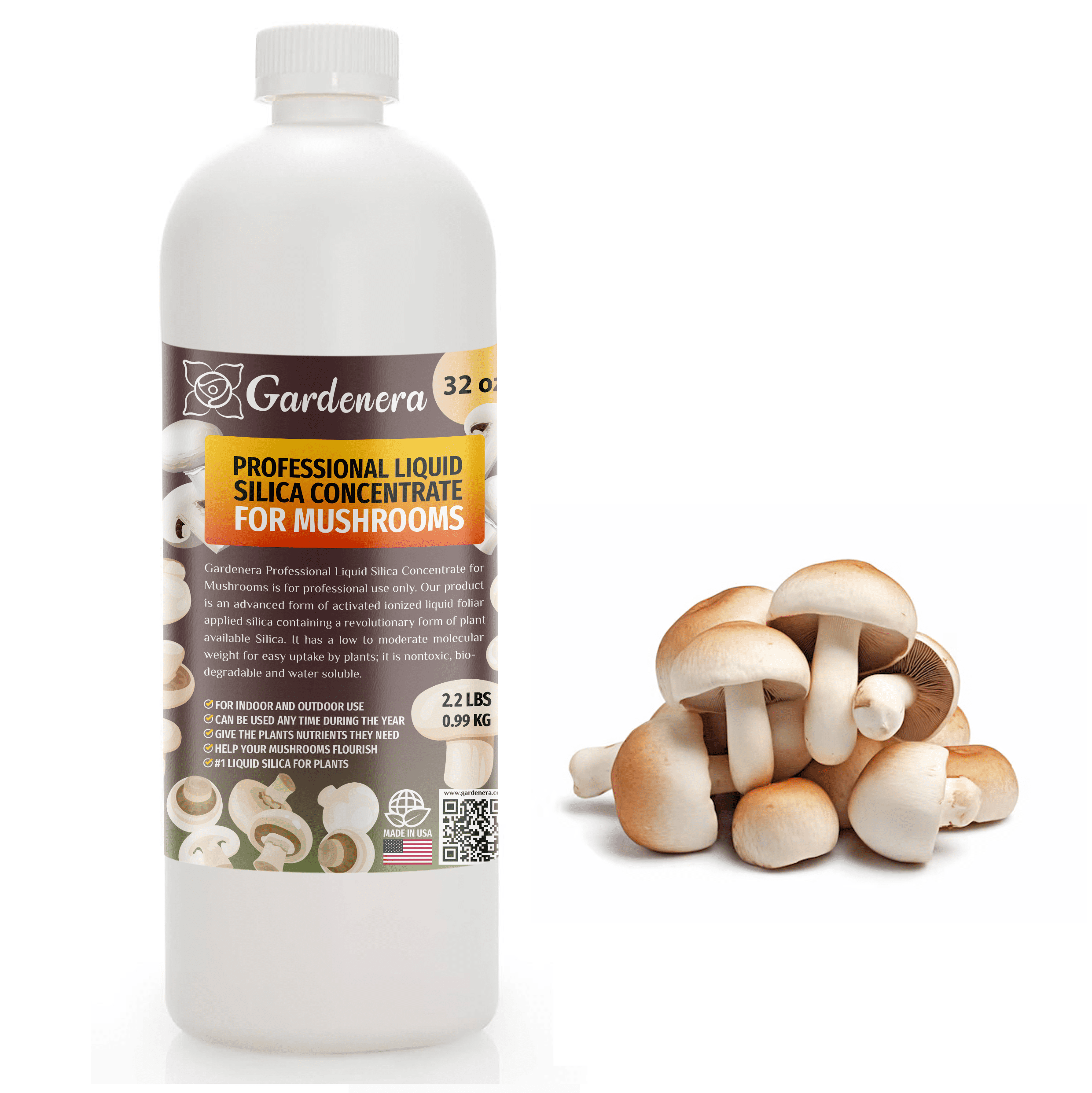 ⭐ PREMIUM Bioavailable Silica Fertilizer for Mushrooms – 32oz – Ideal ...