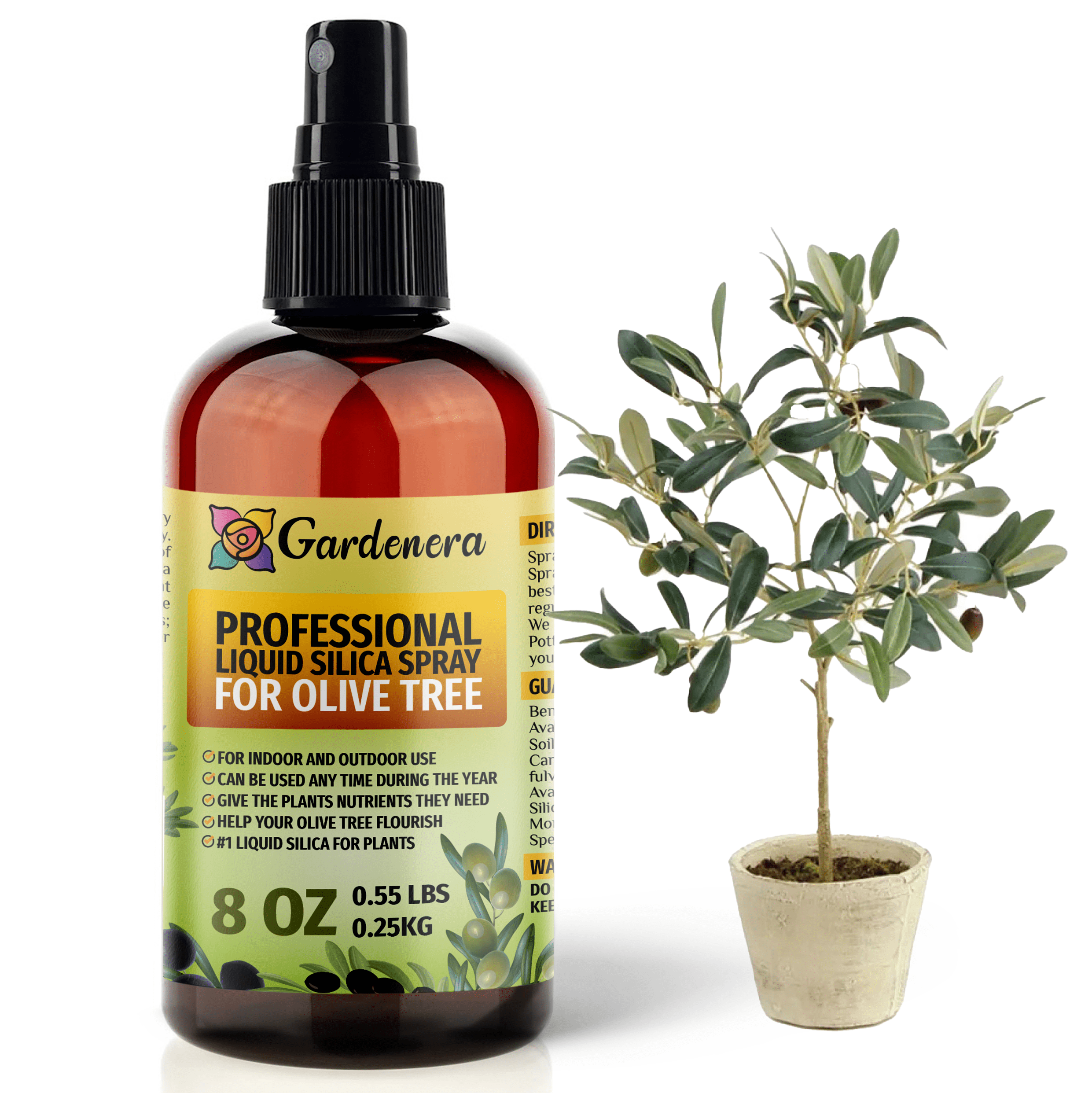 ⭐ PREMIUM Bioavailable Silica Fertilizer for Olive Tree – 8oz – Ideal ...