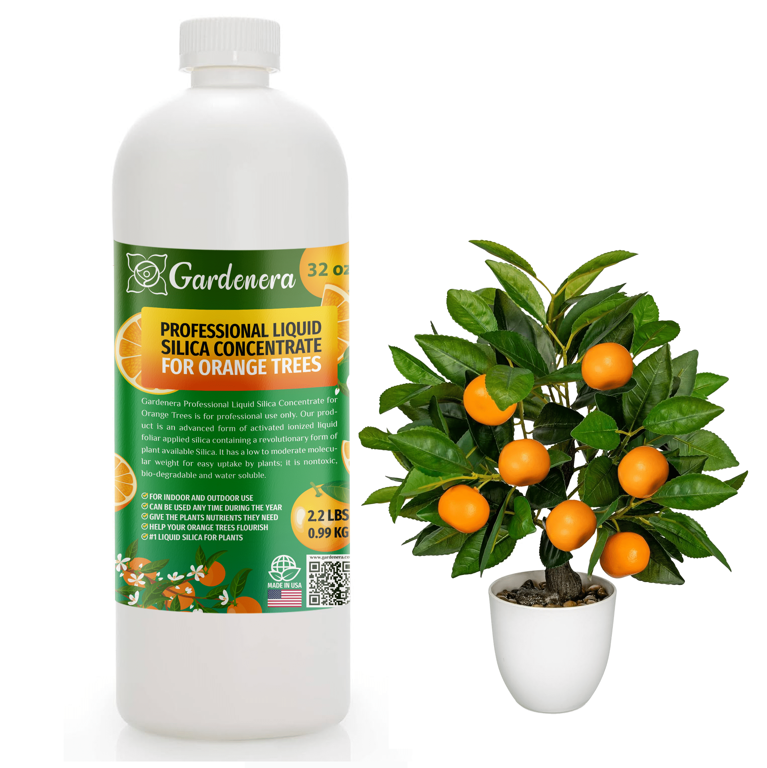 ⭐ PREMIUM Bioavailable Silica Fertilizer for Orange Trees – 32oz ...