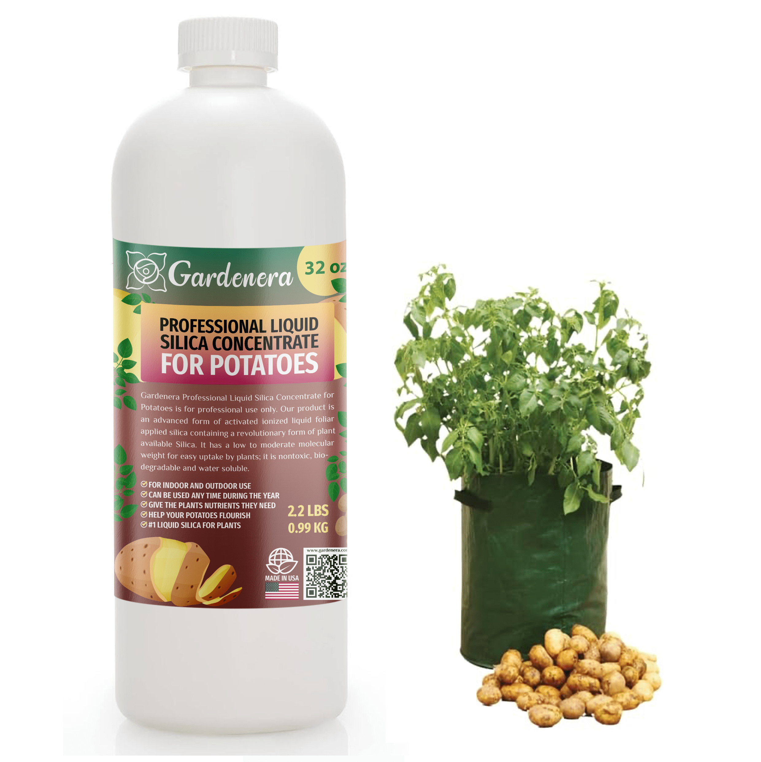 ⭐ PREMIUM Bioavailable Silica Fertilizer for Potatoes – 32oz – Ideal ...