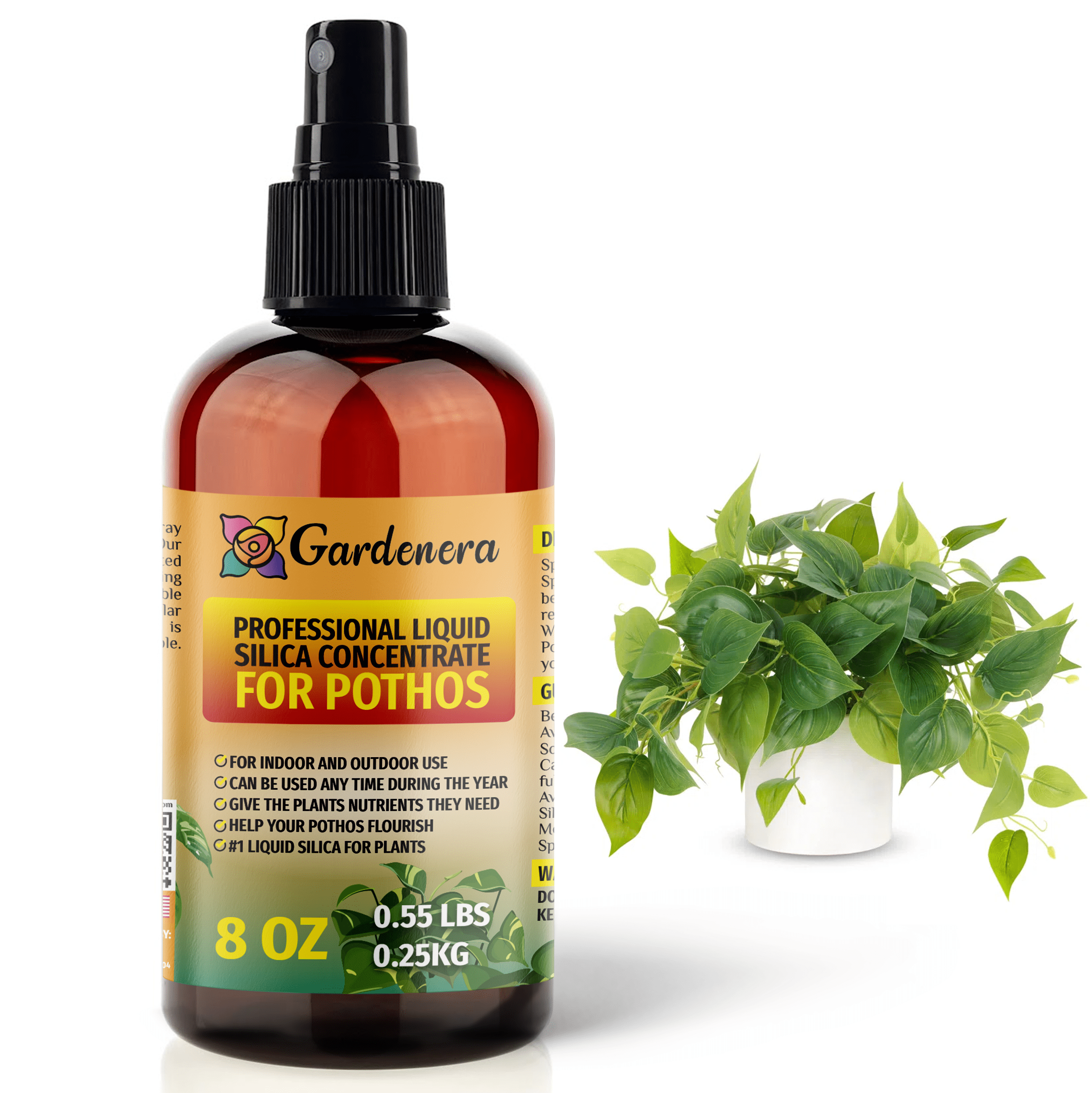 ⭐ PREMIUM Bioavailable Silica Fertilizer for Pothos – 8oz – Ideal for ...