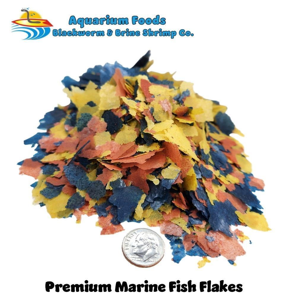 PREMIUM MARINE FISH FLAKE FOOD - FREE SINKING AND FLOATING PELLETS ...