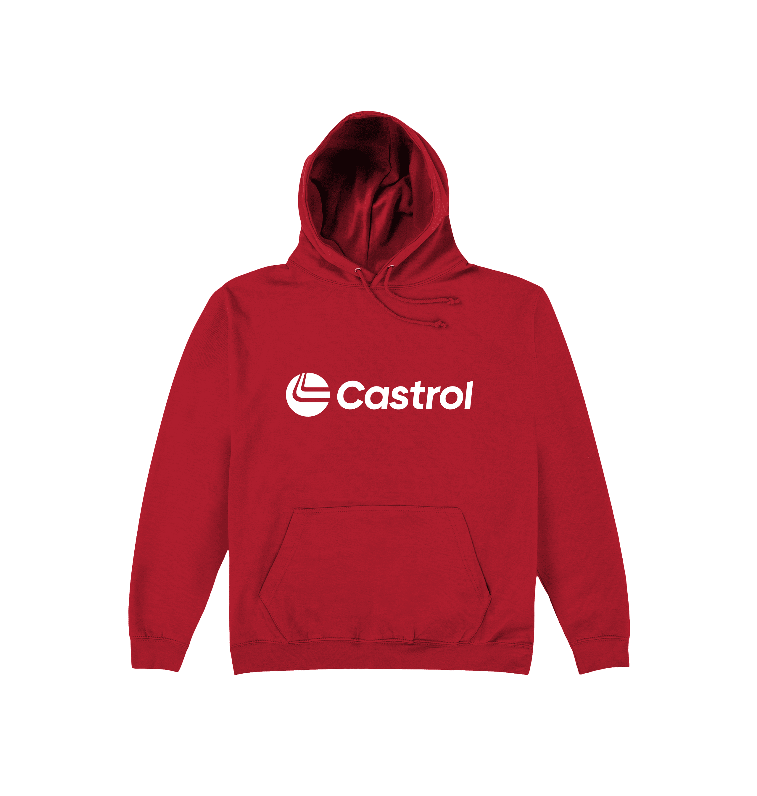 Officially Licensed Castrol Logo Red Hoodie - Walmart.com