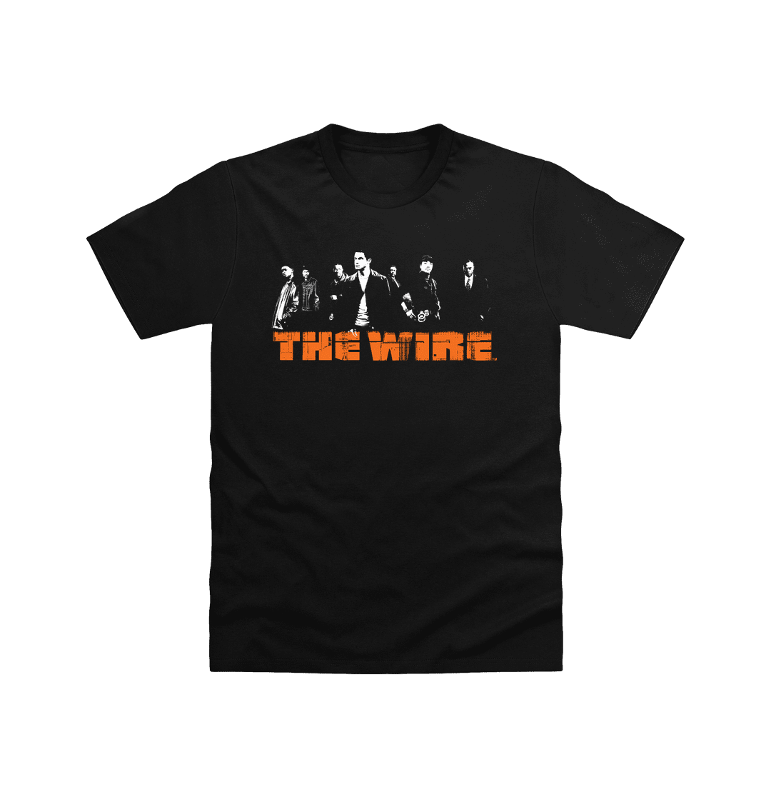Officially Licensed The Wire Logo Black T-Shirt - Walmart.com