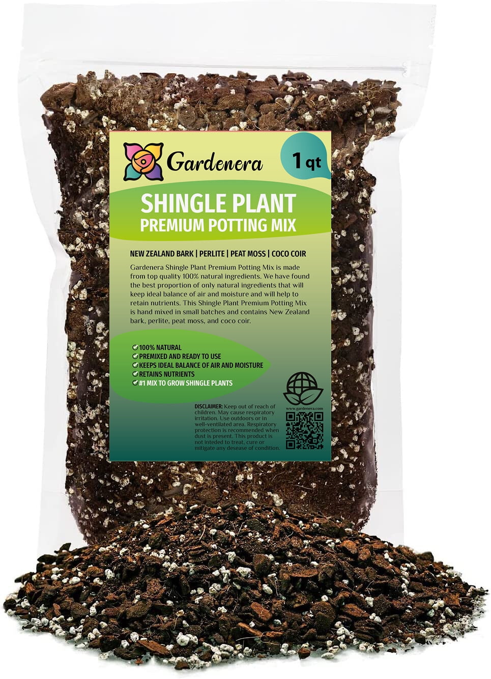 ⭐ PREMIUM Shingle Plant Potting Mix - Hand-crafted for Optimal Nutrient ...