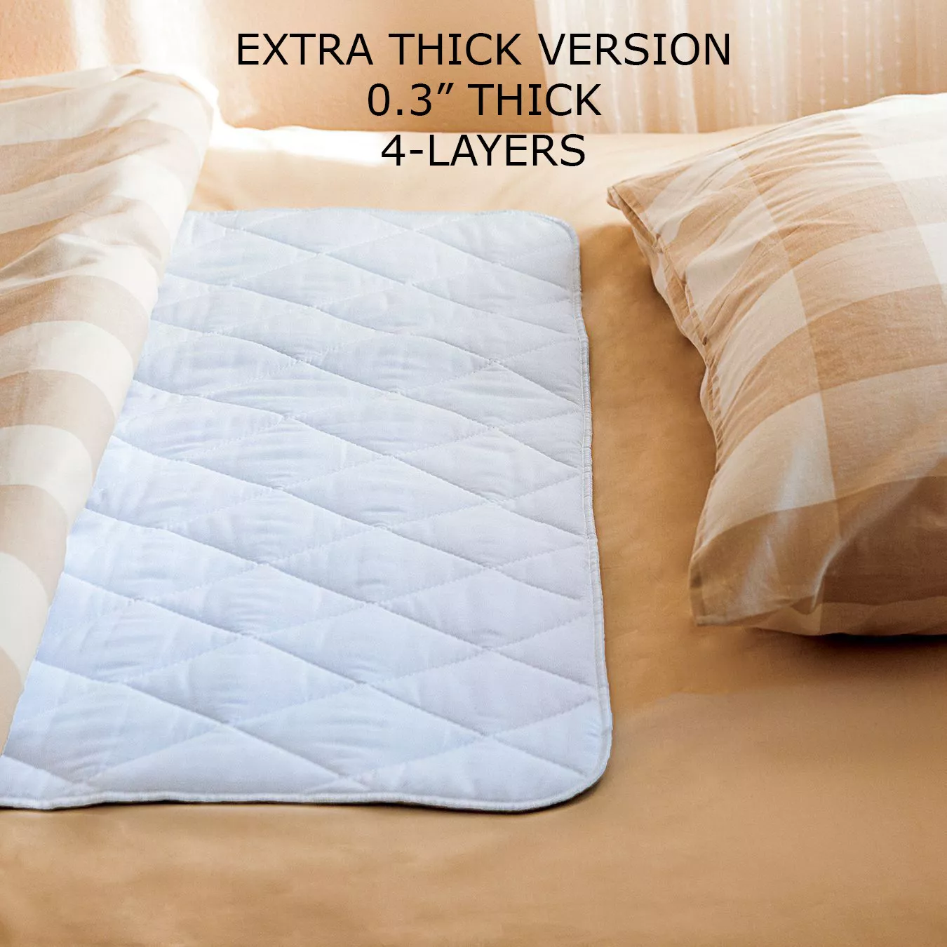 PREMIUM WATERPROOF UNDERPAD 34x52 HOSPITAL GRADE INCONTINENCE WASHABLE ...