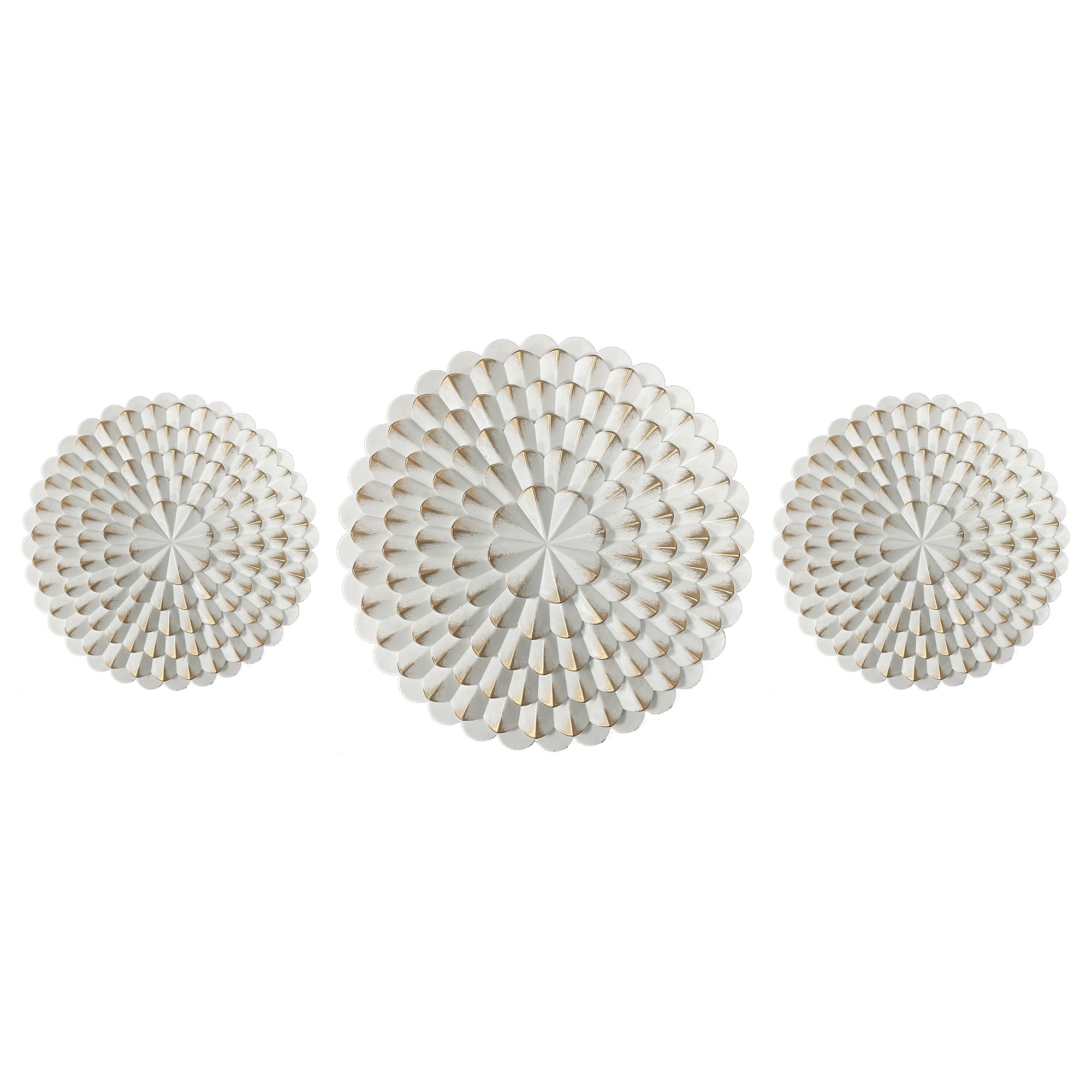 PREMIUS 3 Piece Armadillian Plaque Wall Decor Set, White, 10 Inches ...