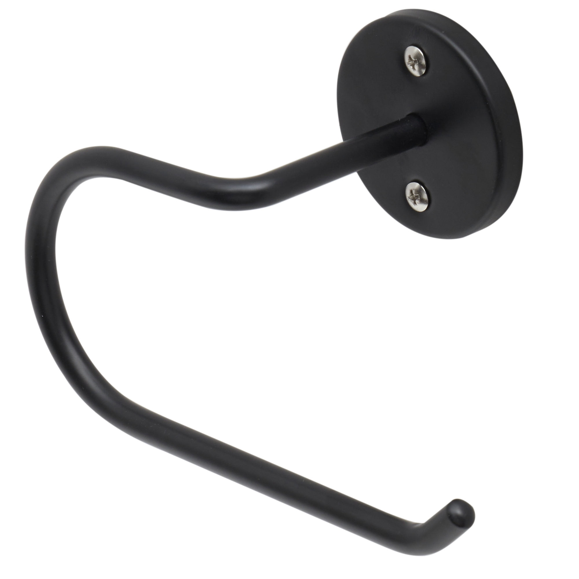 PREMIUS Chelsea Metal Wall Mounted Toilet Paper Holder, Black - Walmart.com