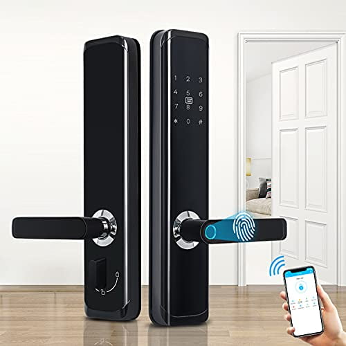 PREMVATI Smart Door Lock with 5Way Unlocking Fingerprint Pincode RFID ...
